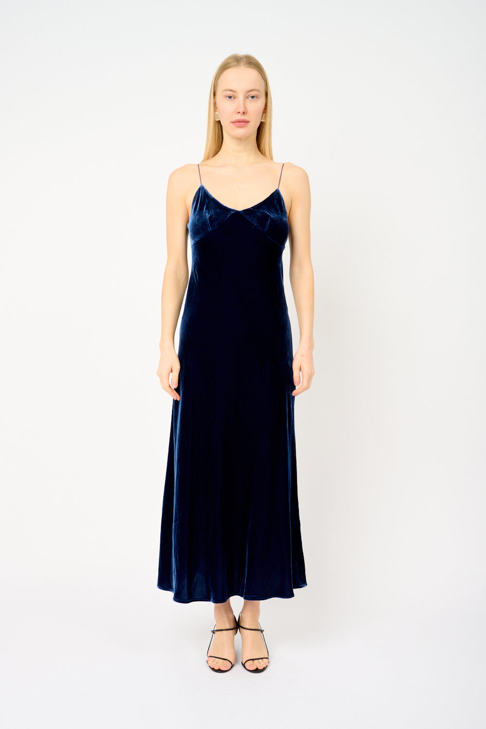Alberta Dress Velvet Midnight
